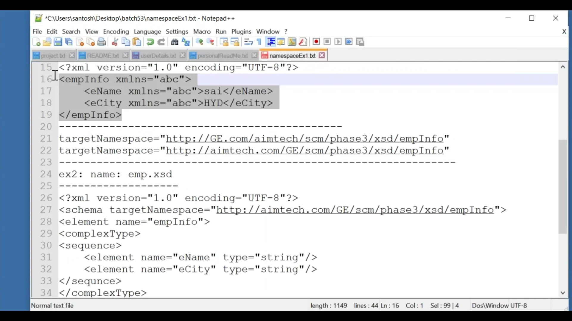 namespace-part2 on Vimeo