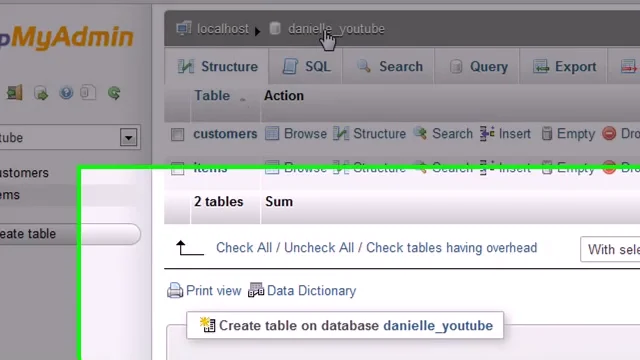 MySQL Database Tutorial - 29 - CREATE TABLE on Vimeo