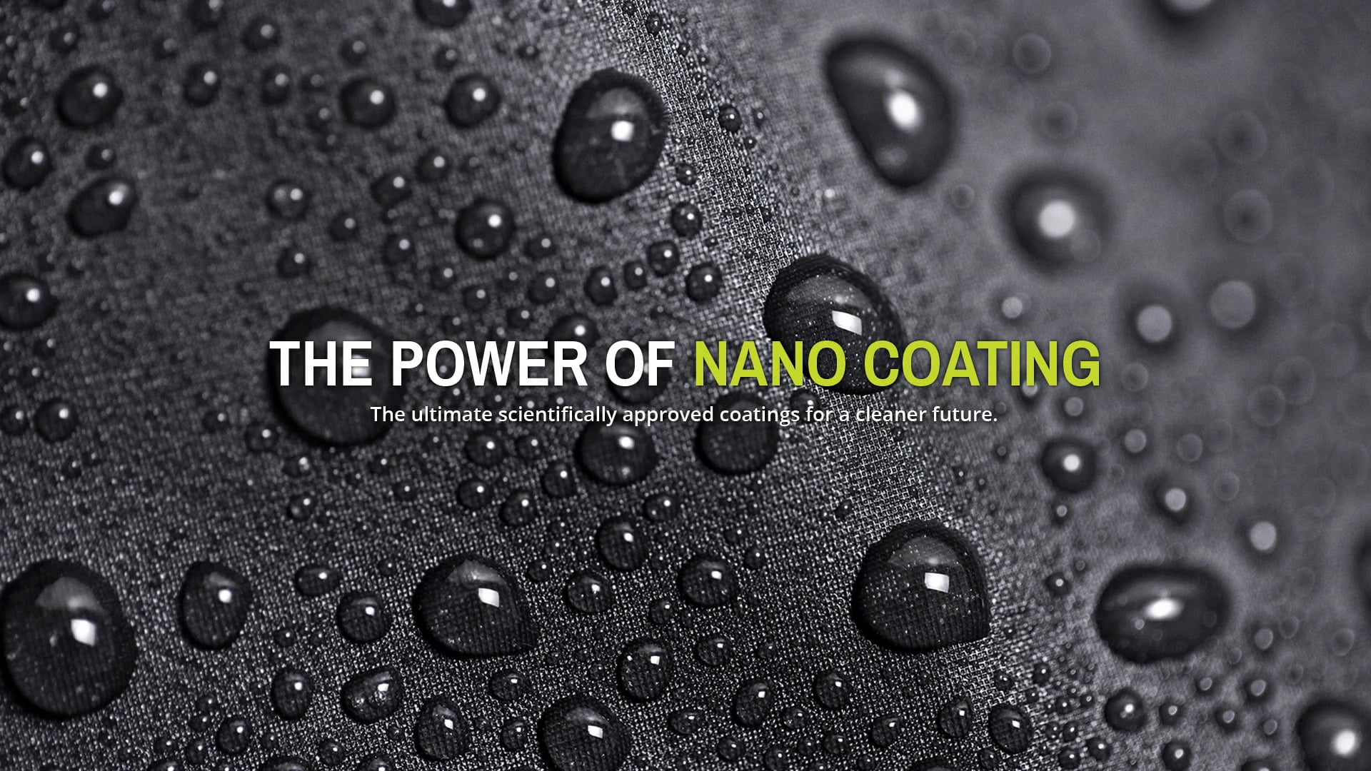 Nano Drops Coating Product Commercial on Vimeo