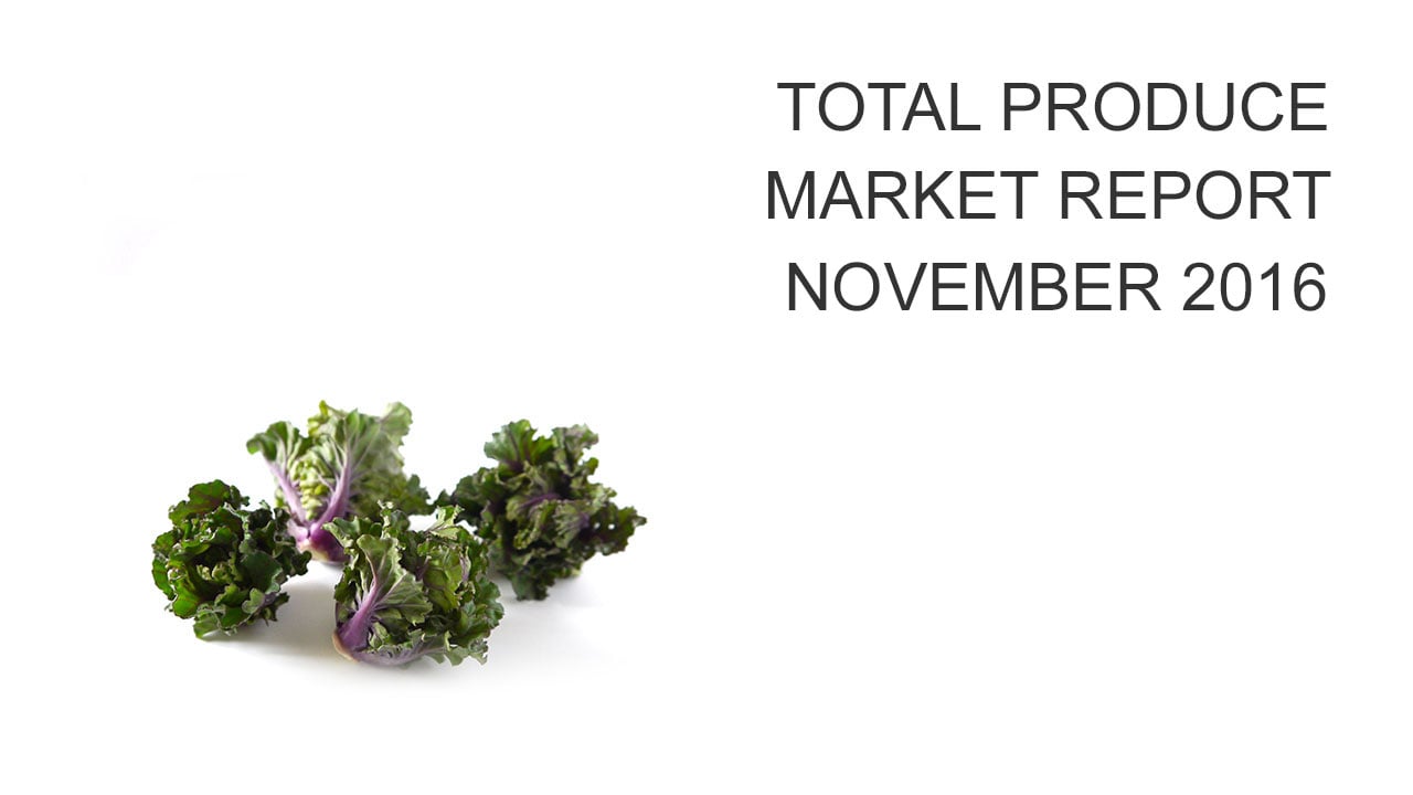 The Total Produce Market Report November 2016 on Vimeo