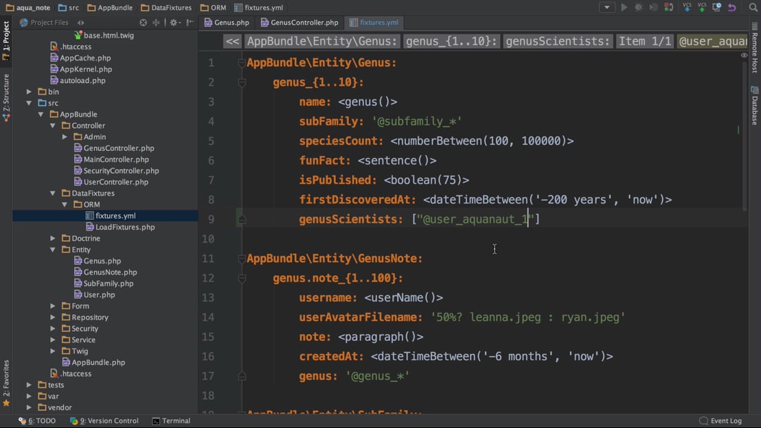 ManyToMany & Fixtures > Doctrine Collections: ManyToMany, Forms & other Complex Relations ...