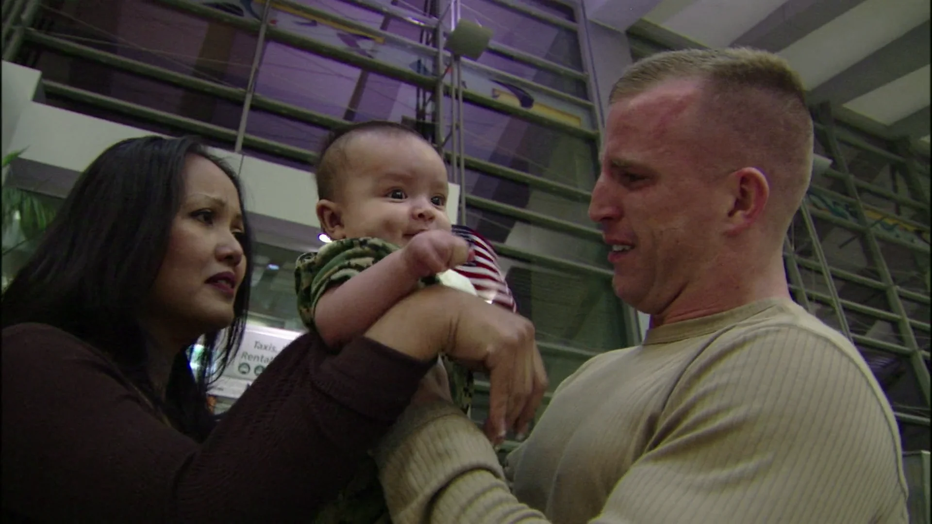 'CARRIER' 5 - Sgt. Randy Brock meets his new baby the first time.. - on ...