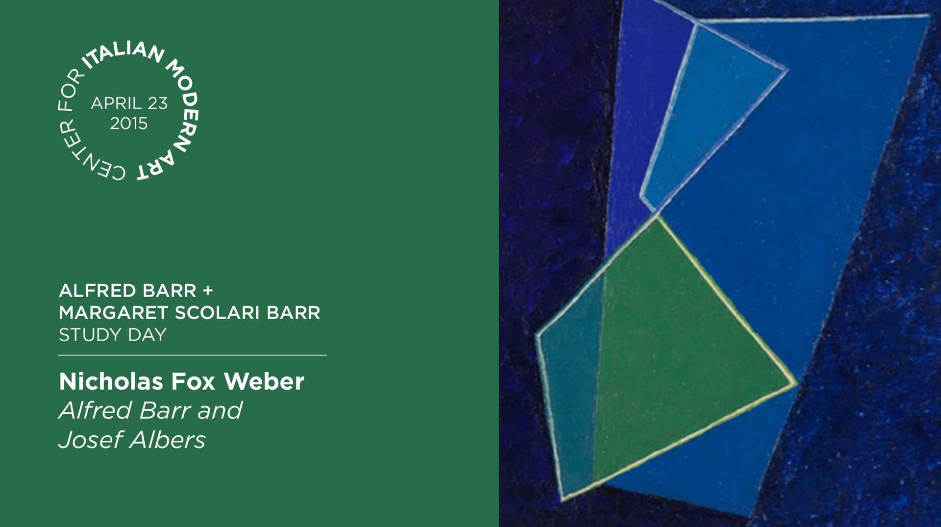 Nicholas Fox Weber on Alfred Barr and Josef Albers on Vimeo