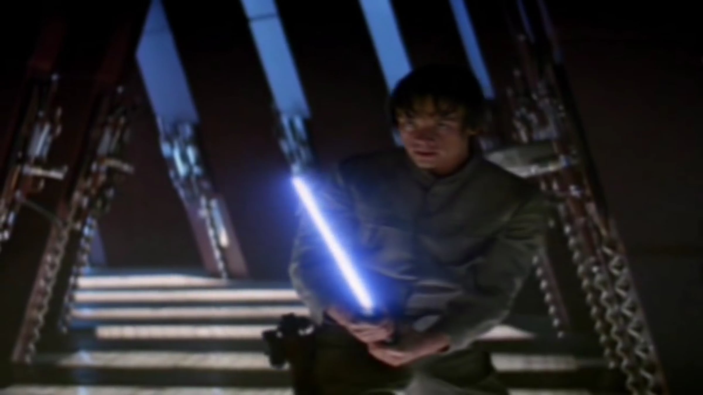 Luke Skywalker VS Darth Vader Empire Strikes Back Bespin Duel HD ...