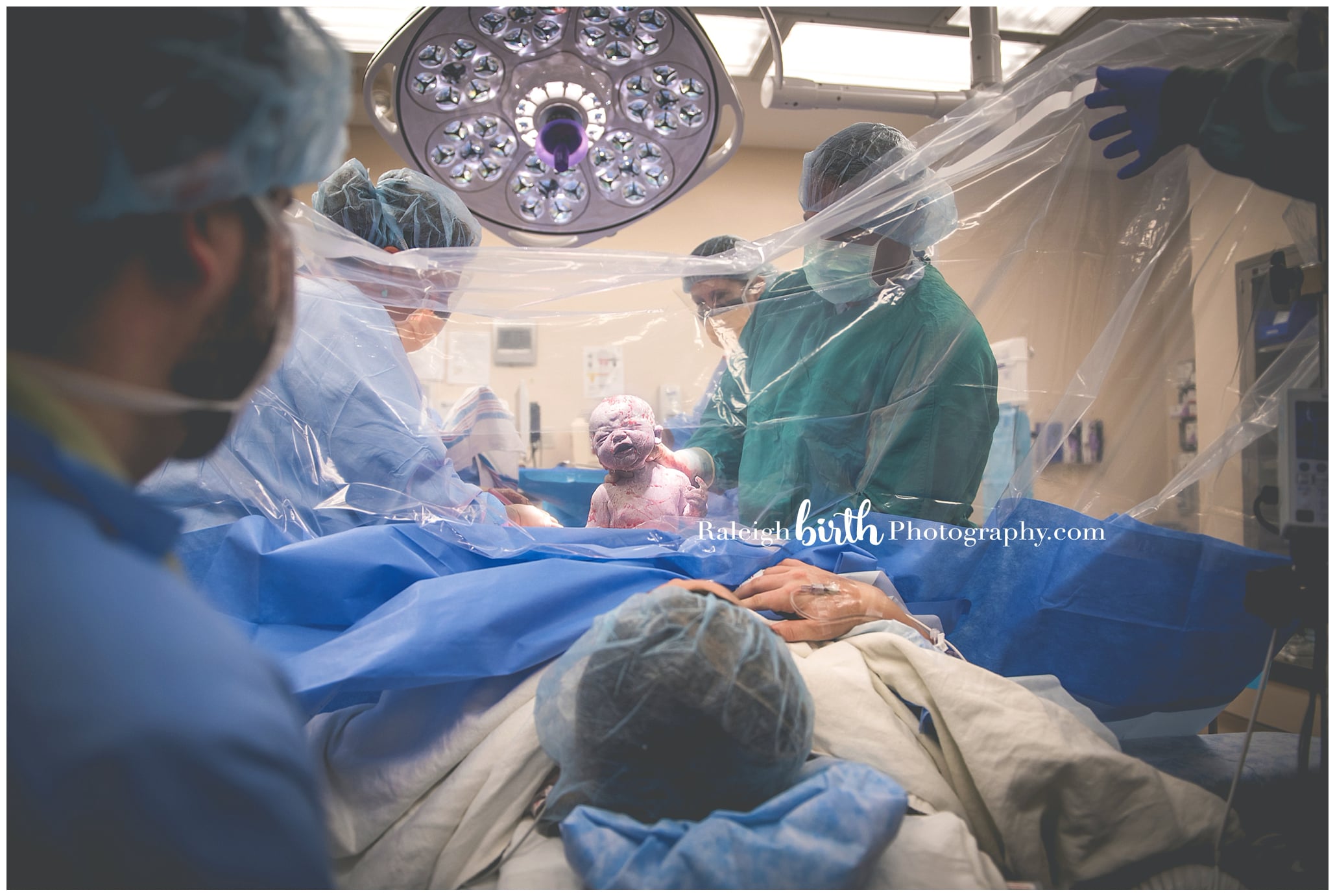 Raleigh Birth Photography | Clear Drape Cesarean | Tyler on Vimeo