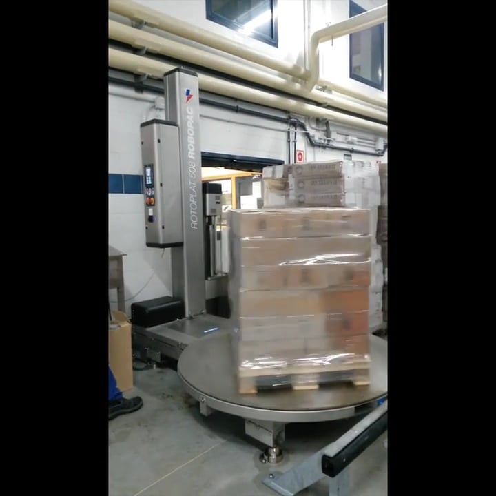 Enfardadora de palets Rotoplat 508 INOX cloud on Vimeo