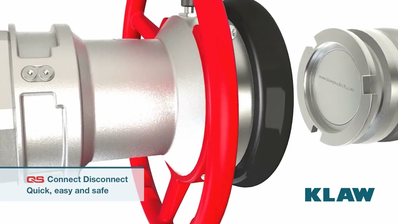KLAW Dry Break Coupling Connect and Disconnect Hose Lines without Spill