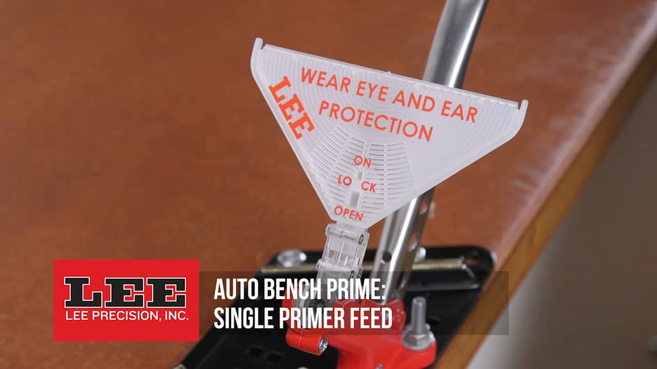 Lee Auto Bench Prime- Single Primer Feed on Vimeo