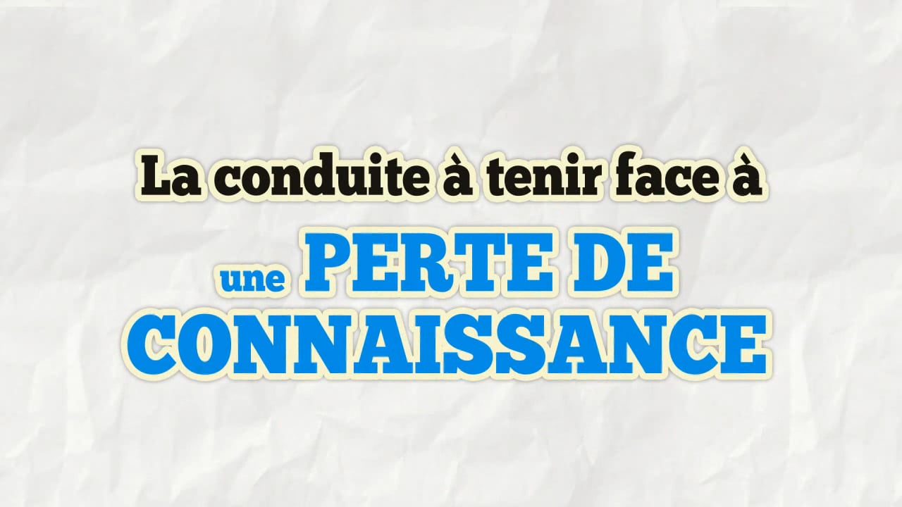 La perte de connaissance in Prévention éducation santé on Vimeo