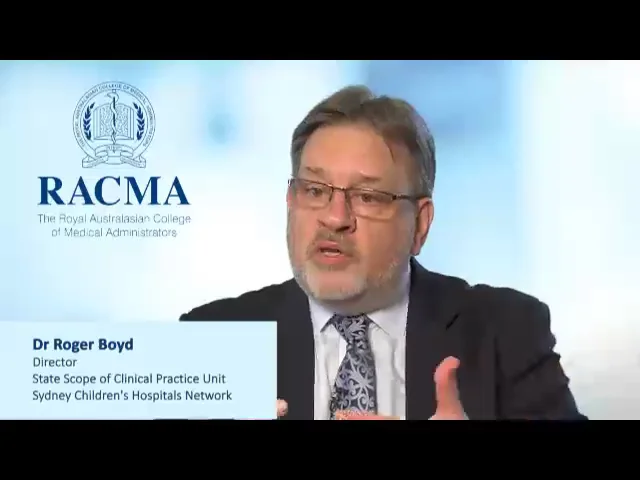Medical Leaders - Dr Roger Boyd: Serving and Leading on Vimeo