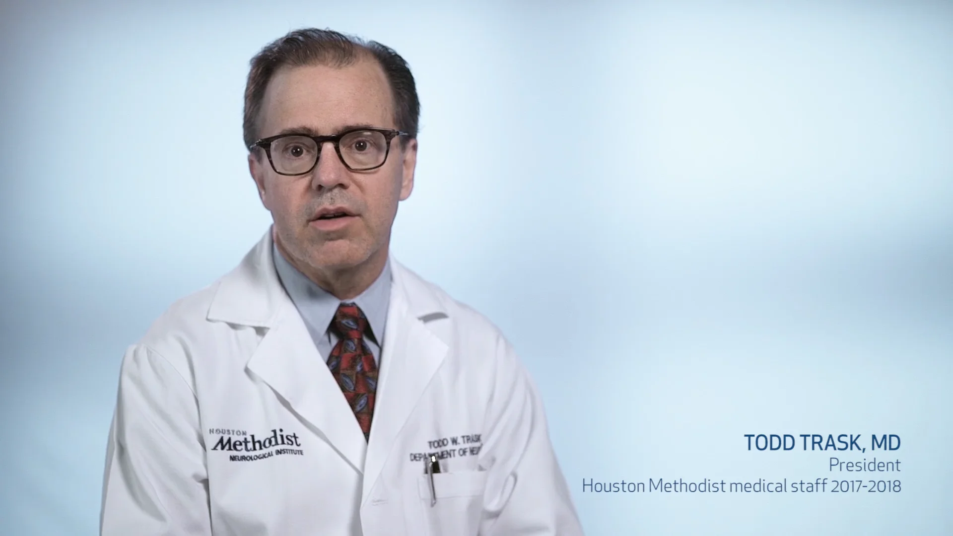 Houston Methodist Hospital: New Physician Orientation - Dr. Todd Trask ...