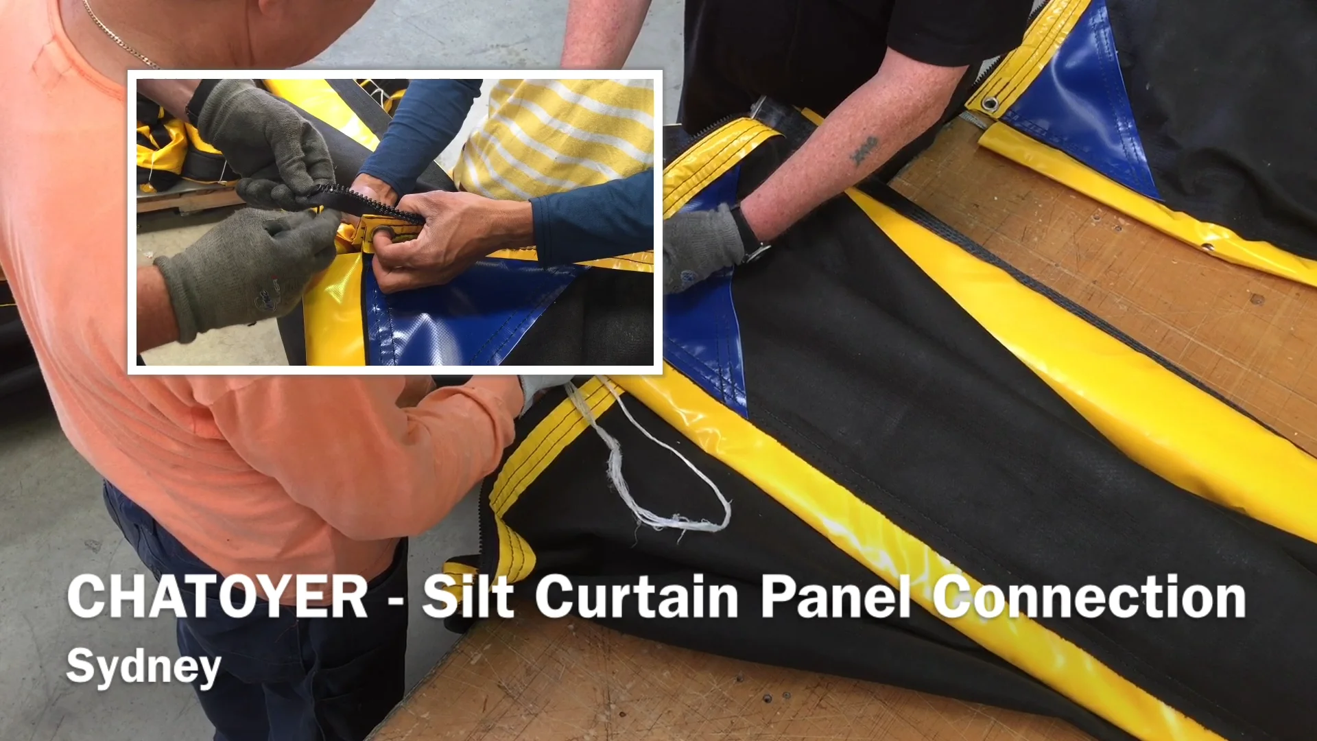 Silt Curtain - how to connect silt curtain sections on Vimeo