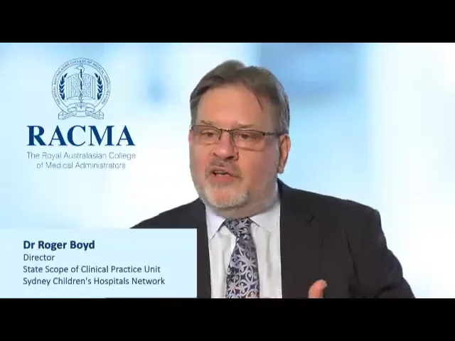Medical Leaders - Dr Roger Boyd: Self Awareness on Vimeo