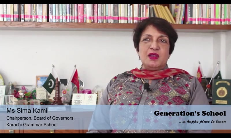 Ms Sima Kamil - Board of Governers,KGS on Vimeo