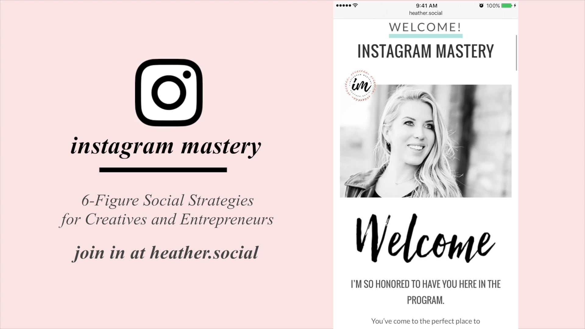 INSTAGRAM MASTERY Program Tour | Join today! on Vimeo
