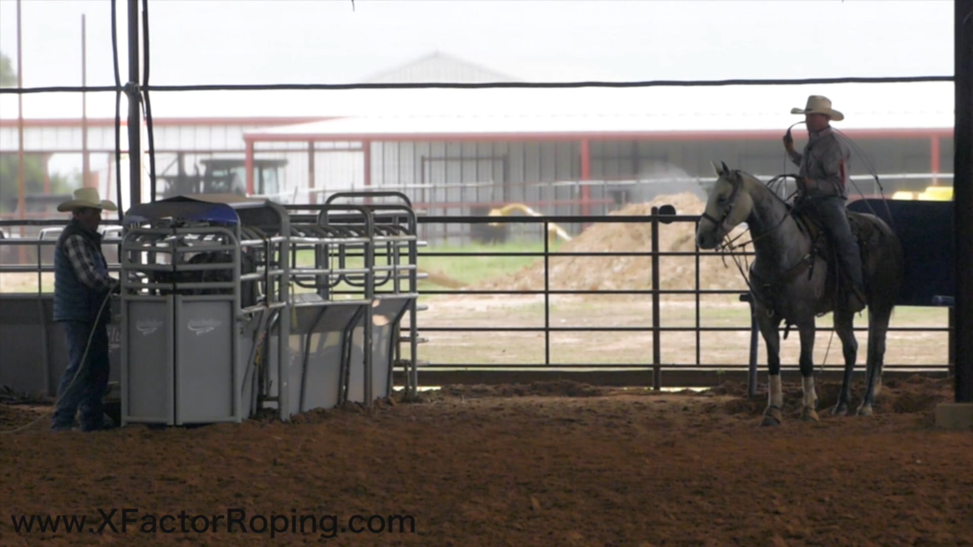 Making Sure Your Headed To The Steer with Luke Brown | X Factor Roping