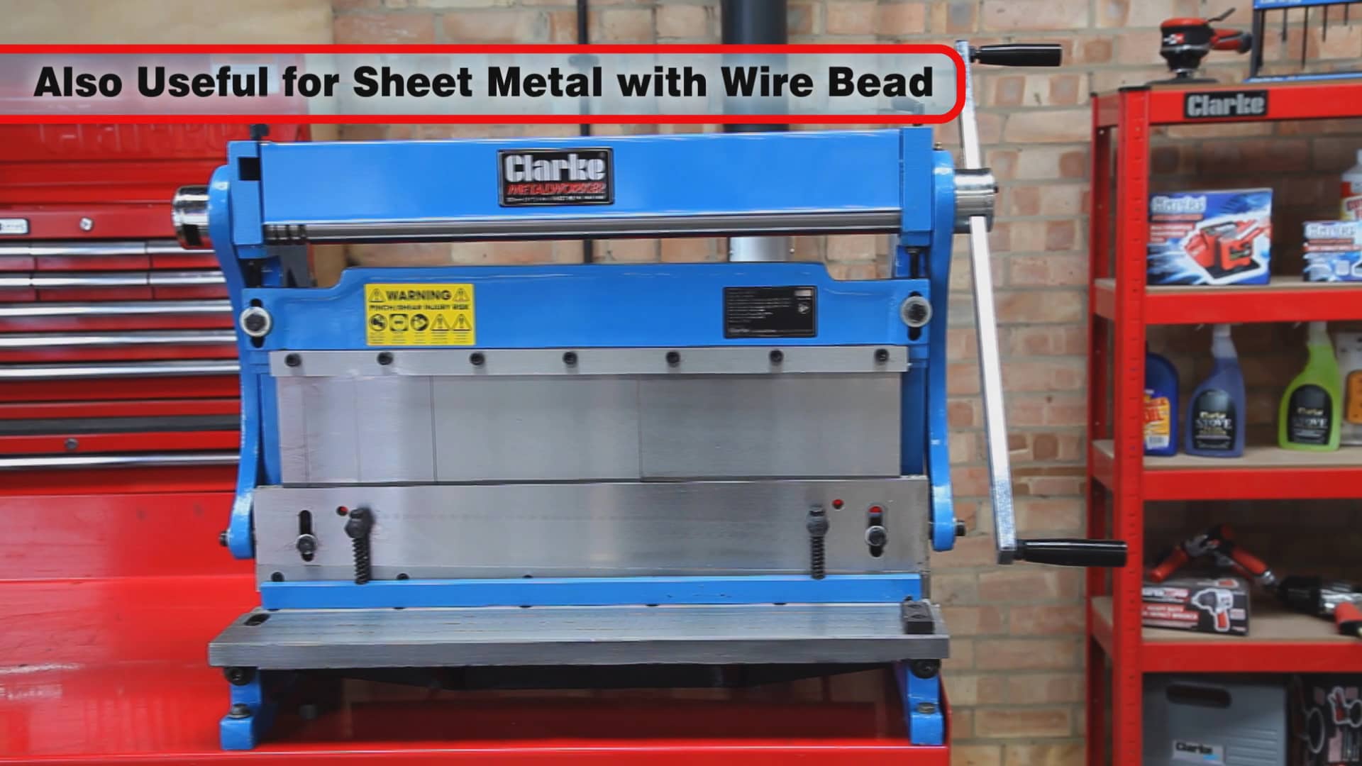 Clarke 3 in 1 Universal Sheet Metal Machine on Vimeo