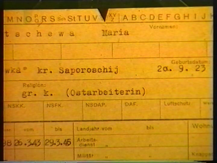 Zwangsarbeiterin Maria Laskowski on Vimeo