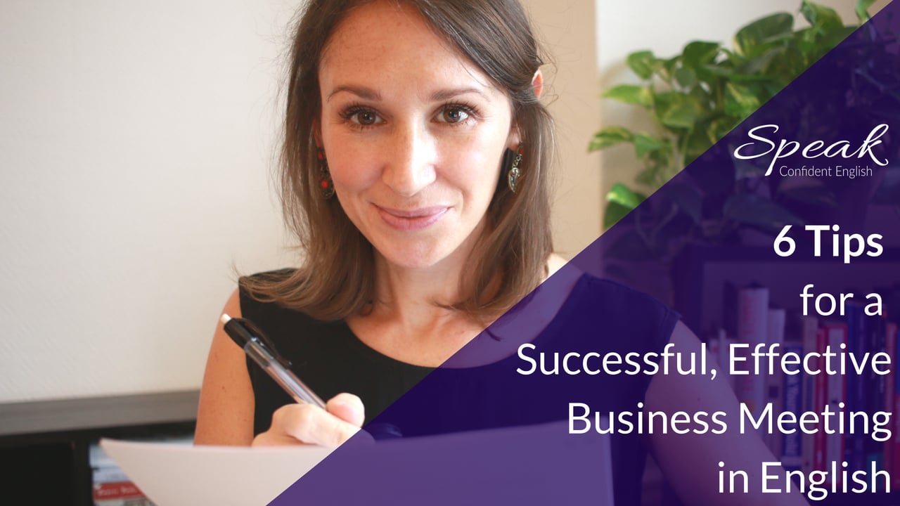 6 Tips for a Successful, Effective Business Meeting in English on Vimeo