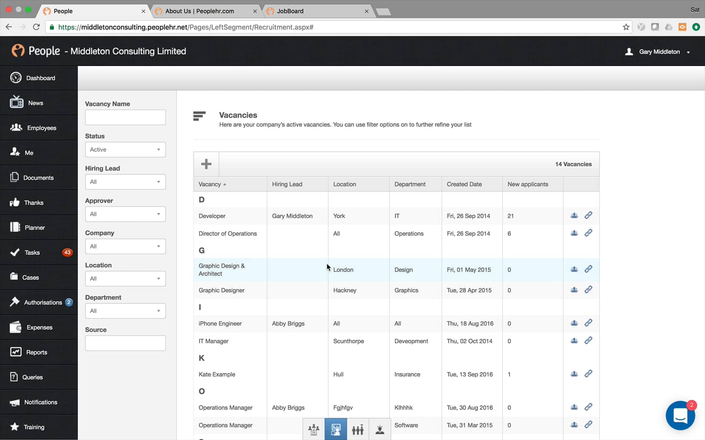 People Applicant Tracking System (ATS) on Vimeo