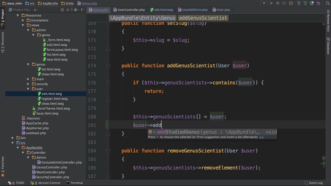 Synchronizing Owning & Inverse Sides > Doctrine Collections: ManyToMany, Forms & other Complex ...