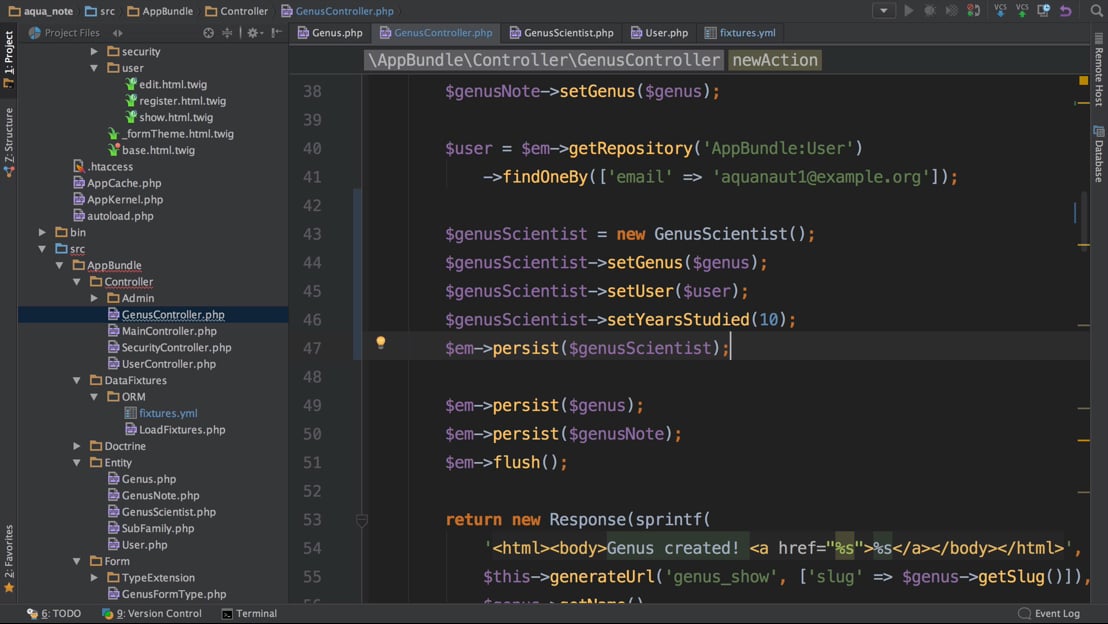 Join Entity App Refactoring > Doctrine Collections: ManyToMany, Forms & other Complex Relations ...