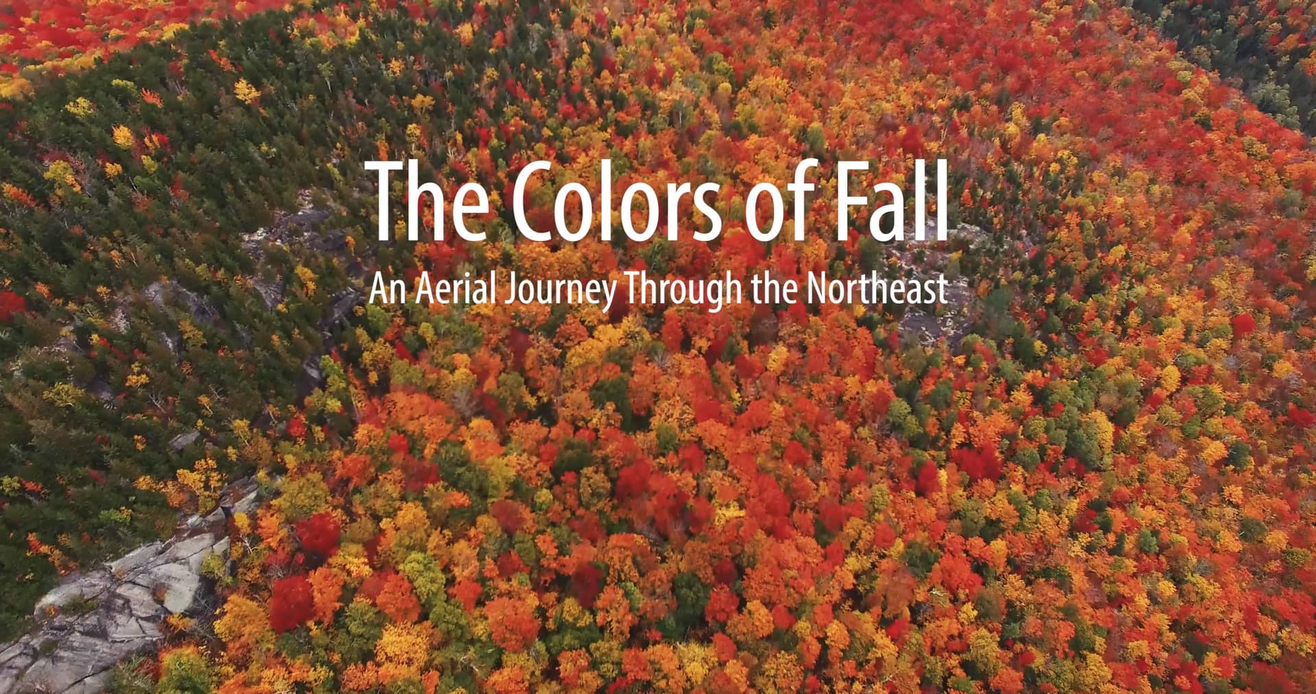 The Colors of Fall - An Aerial Journey Through the Northeast on Vimeo