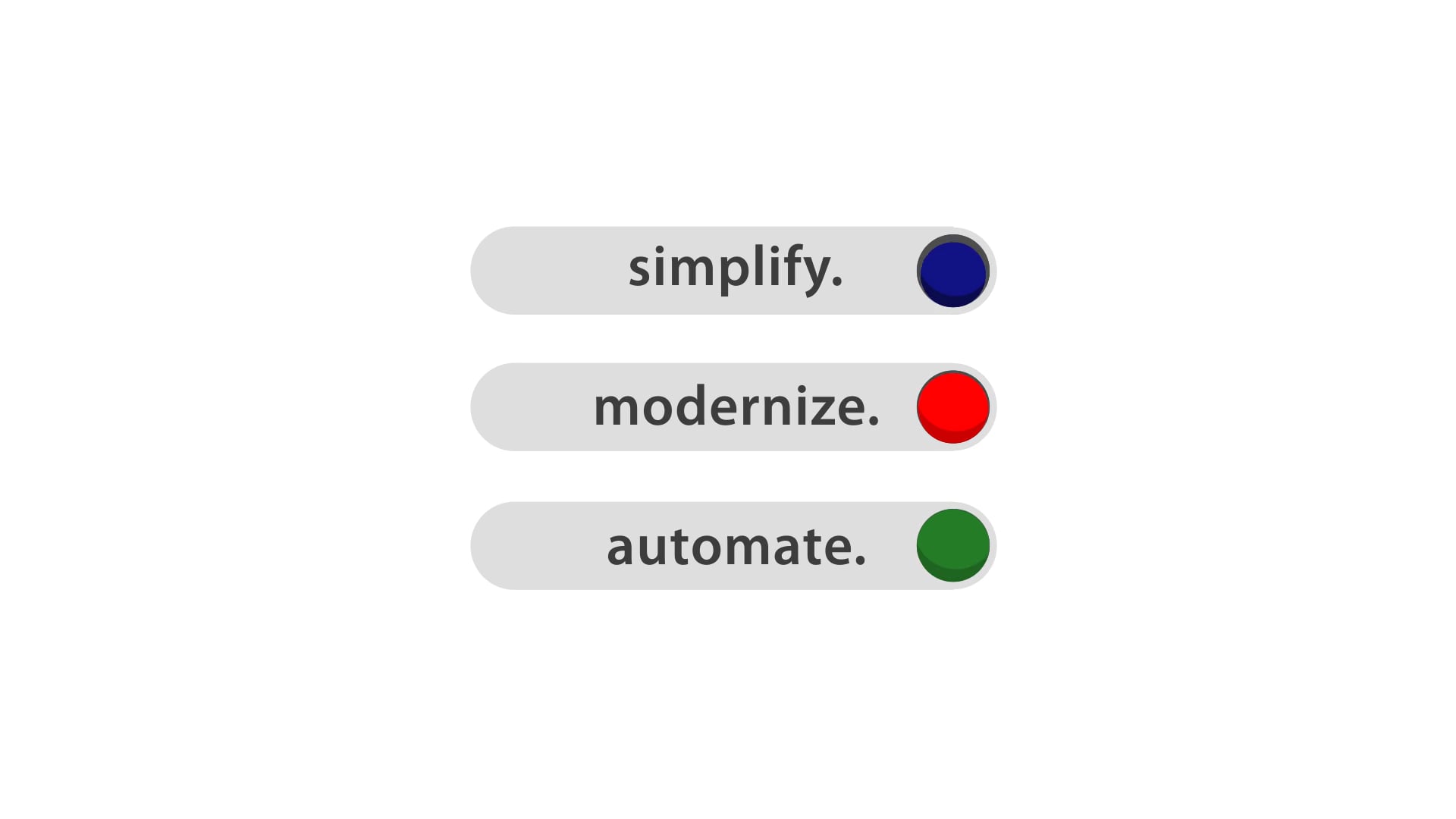 Simplify. Modernize. Automate. (mini-explainer) on Vimeo