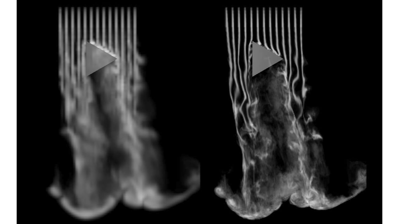 Wind tunnel : Houdini Smoke Upres