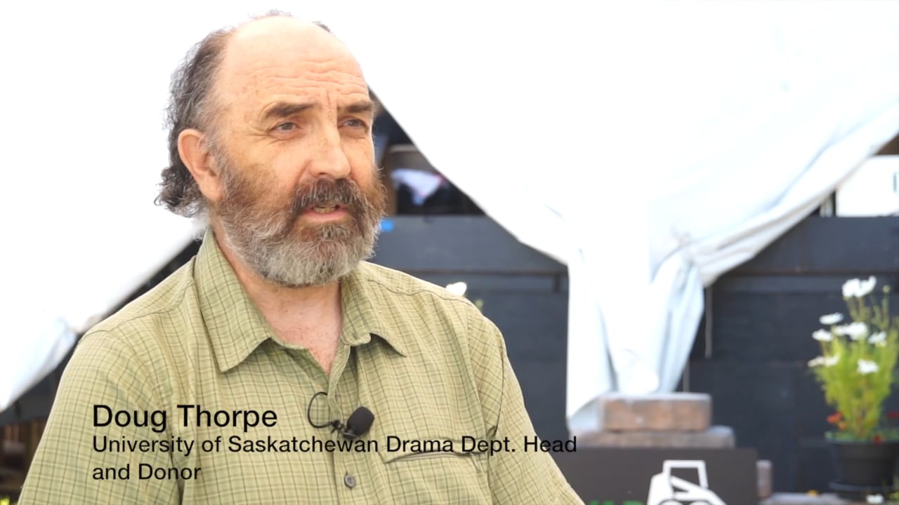Doug on why he supports Shakespeare on the Saskatchewan on Vimeo