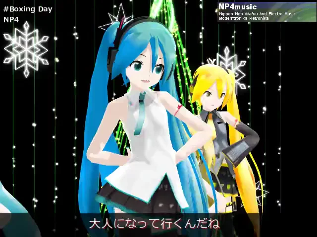 Hatsune Miku (MMD) Boxing Day [Christmas Original Song] on Vimeo