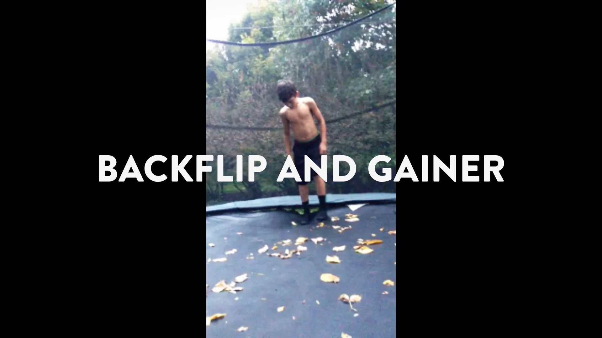 Backflip And Gainer on Vimeo