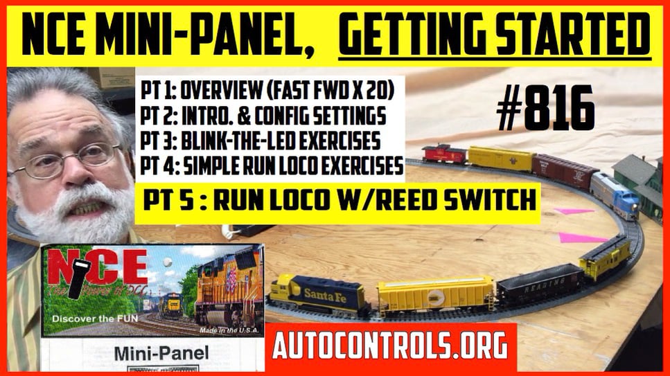 816-5/5 ️USE ONE REED SWITCH TO CONTROL TRAIN ️(Beginner Exercises NCE ...