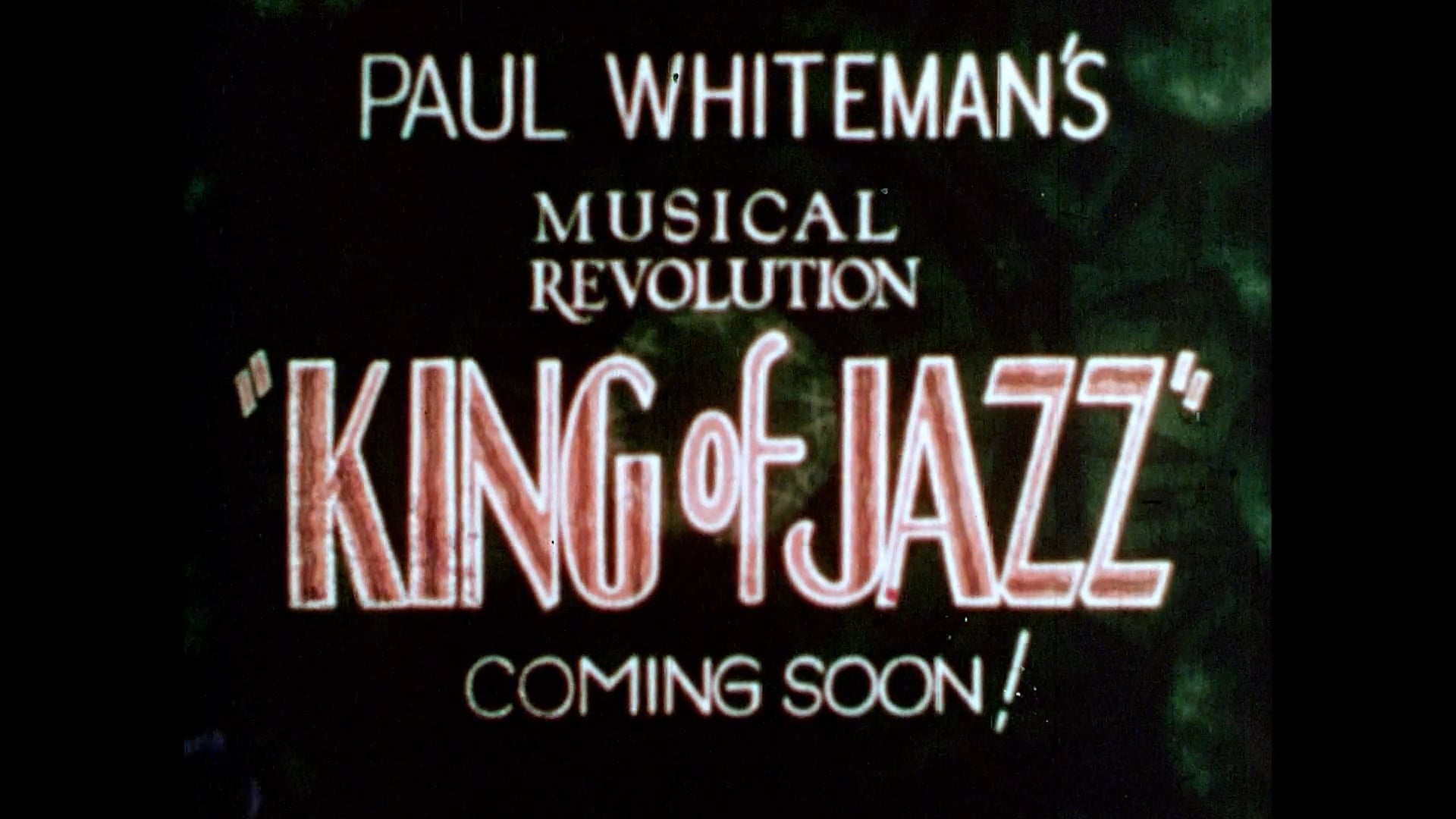 "King of Jazz" (1930) 16mm Trailer (not restored) - New NBC/Universal ...