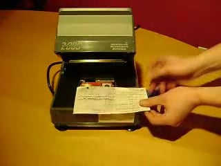 Addressograph Newbold 2000 - Fonctionnement on Vimeo