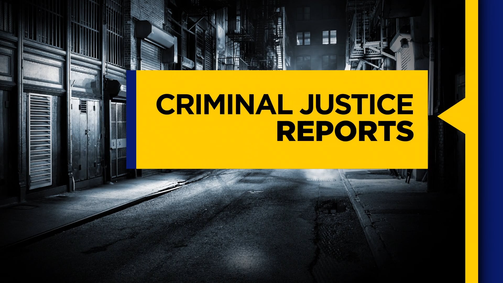 NY1 CRIMINAL JUSTICE REPORTS PROMO