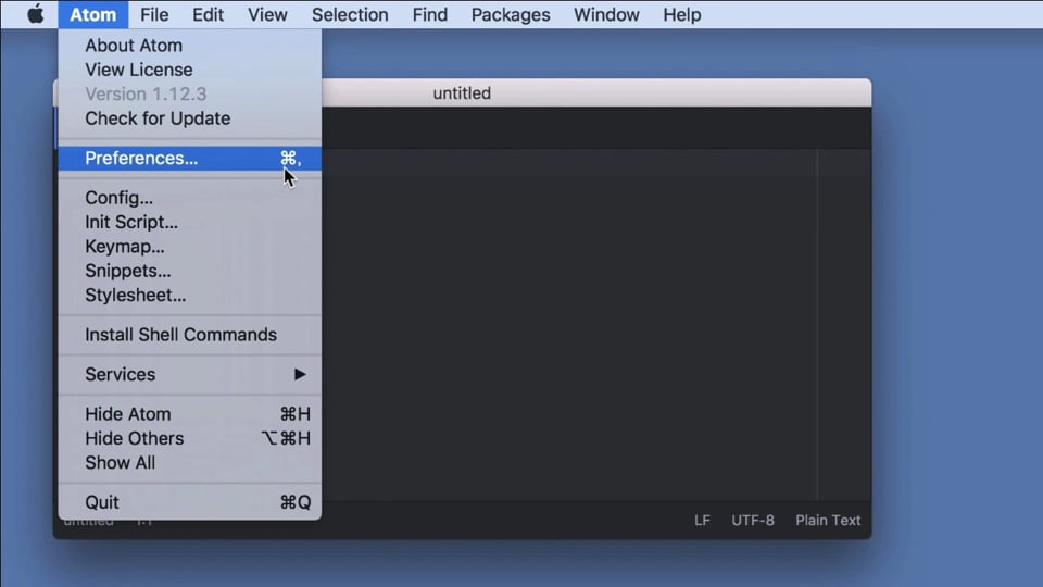 #03 Atomの設定をしていこう | Atom入門 - プログラミングならドットインストール