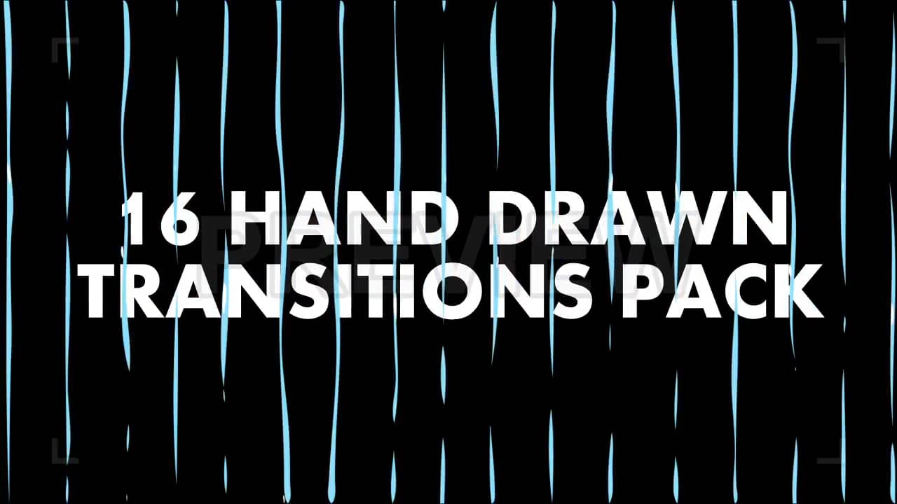 Hand Drawn Transitions Pack Stock Motion Graphics on Vimeo