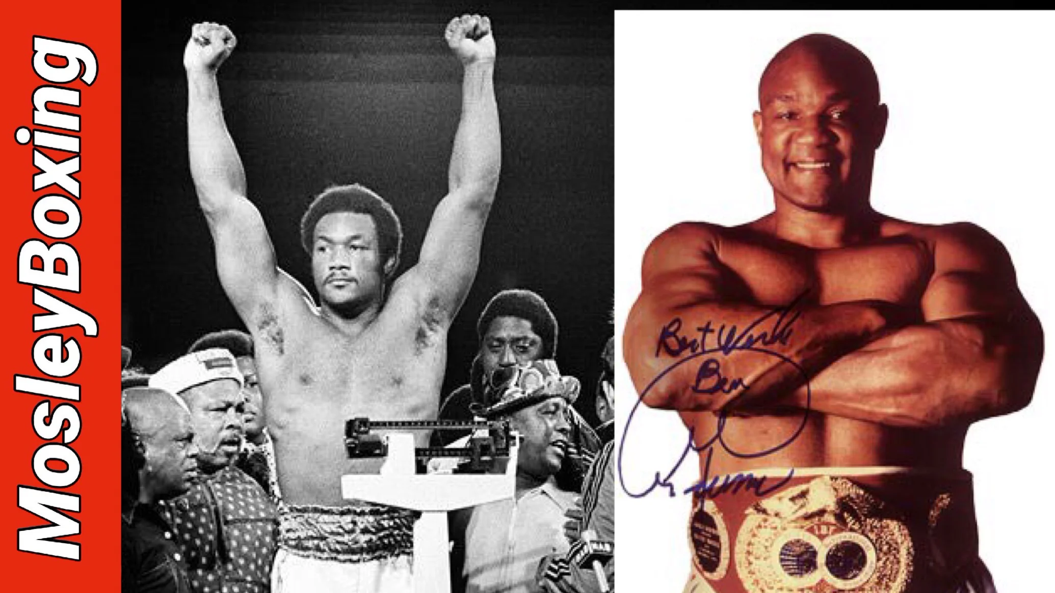 YOUNG George FOREMAN VS OLD George FOREMAN KNOCKOUT HIGHLIGHTS (Tribute ...