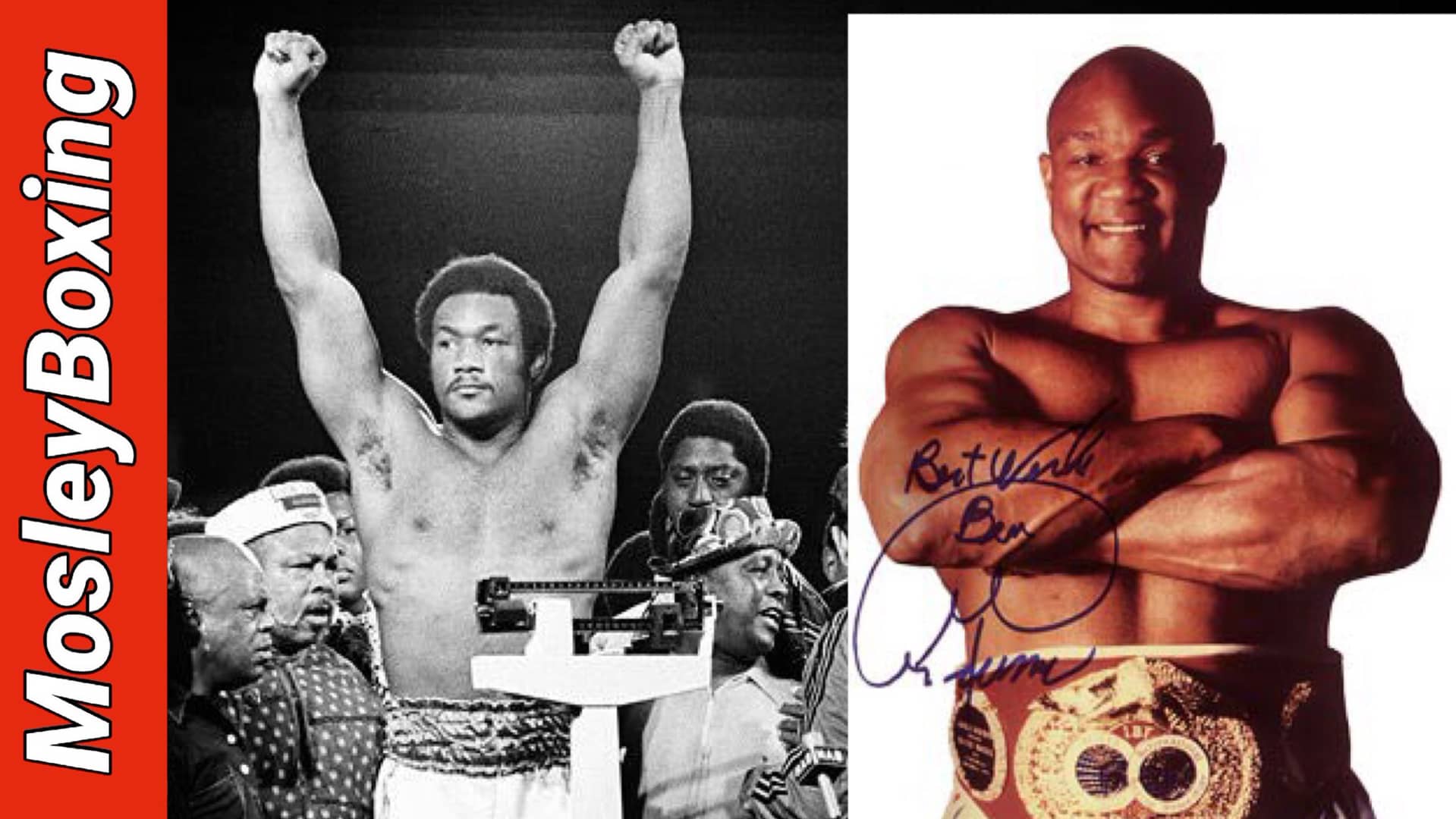 YOUNG George FOREMAN VS OLD George FOREMAN KNOCKOUT HIGHLIGHTS (Tribute ...