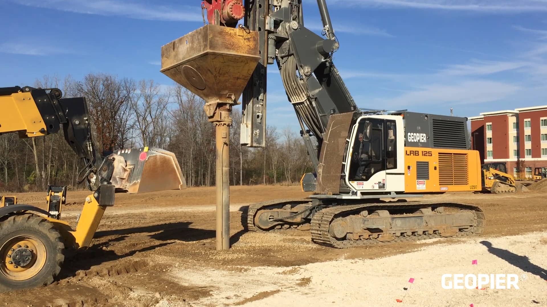 Geopier Impact® Rammed Aggregate Pier® Element On-Site Installation and ...