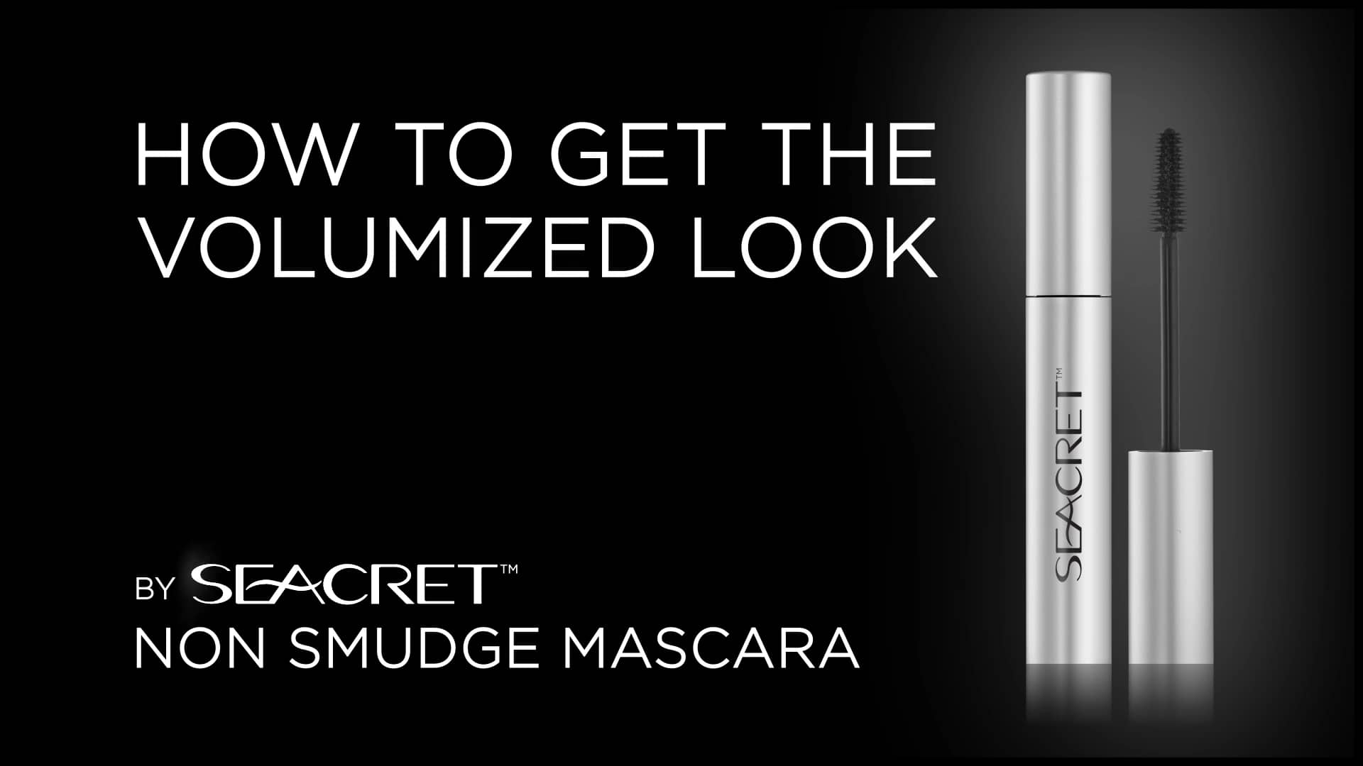 Seacret: How to Use Seacret Non Smudge Mascara on Vimeo