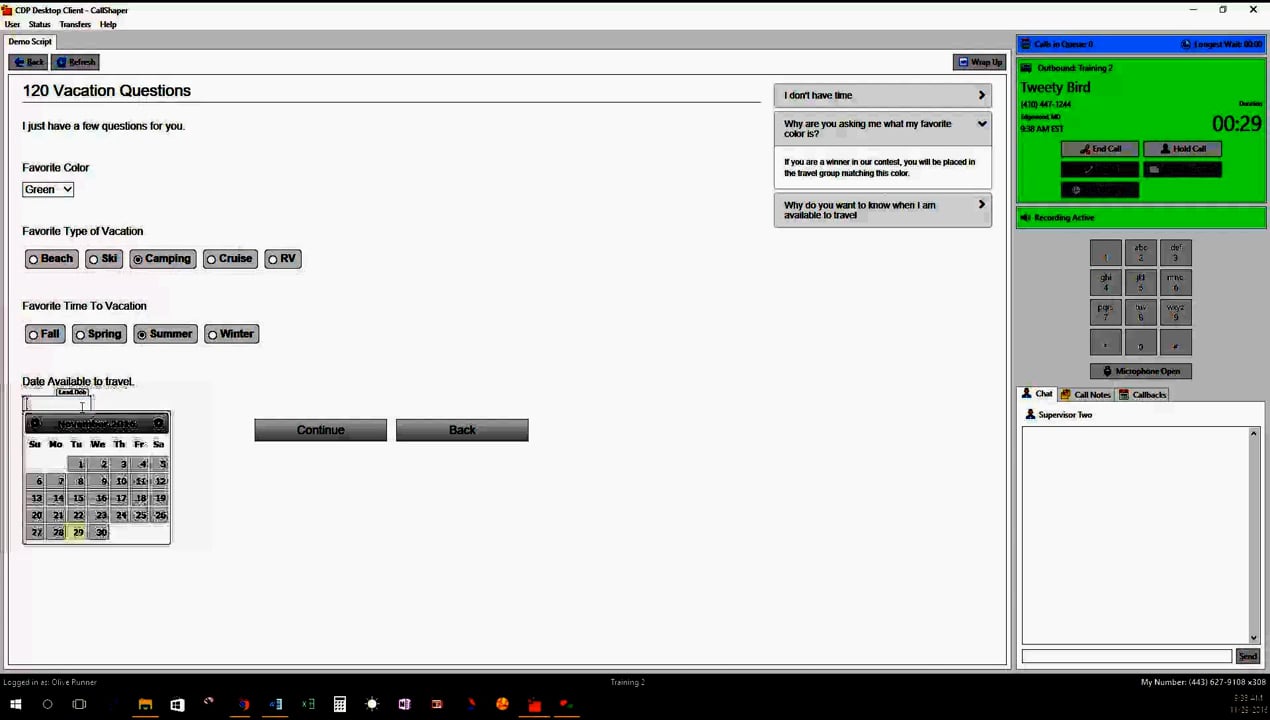 Call Management System | CallShaper Agent Application Demonstration on ...