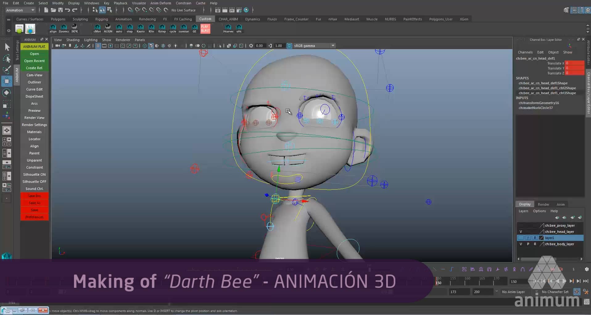 Darth Bee (Rogue One) - Making of Animación 3D - Animum on Vimeo