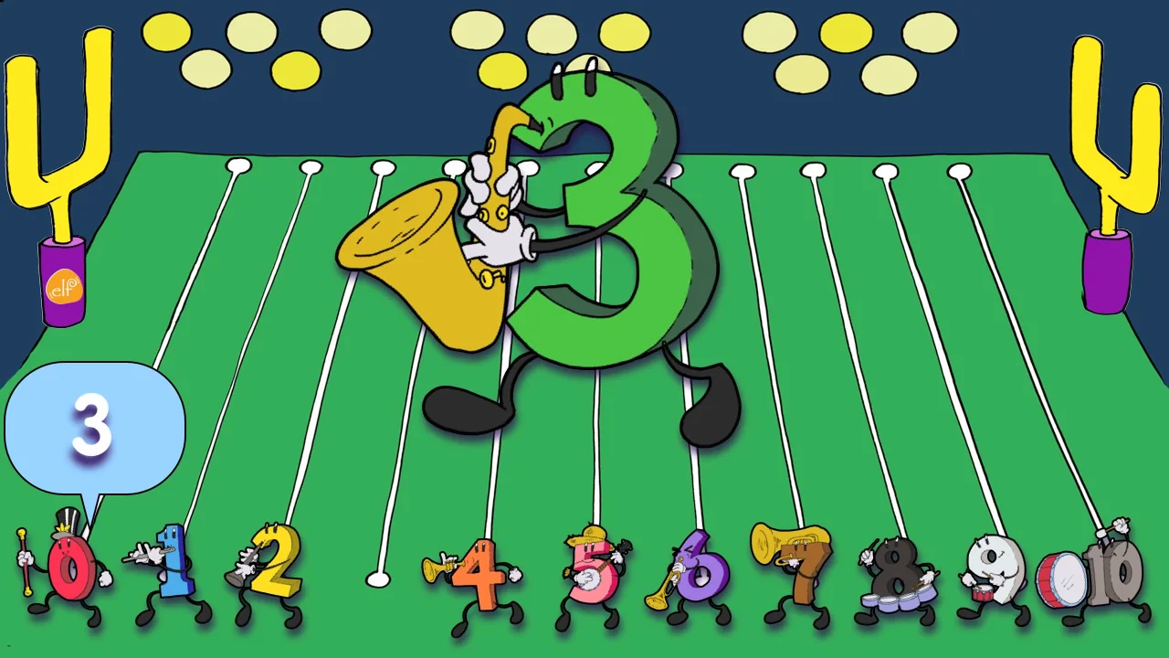 Fun Numbers Chant (1-10) - Learning Numbers by ELF Learning - ELF Kids ...