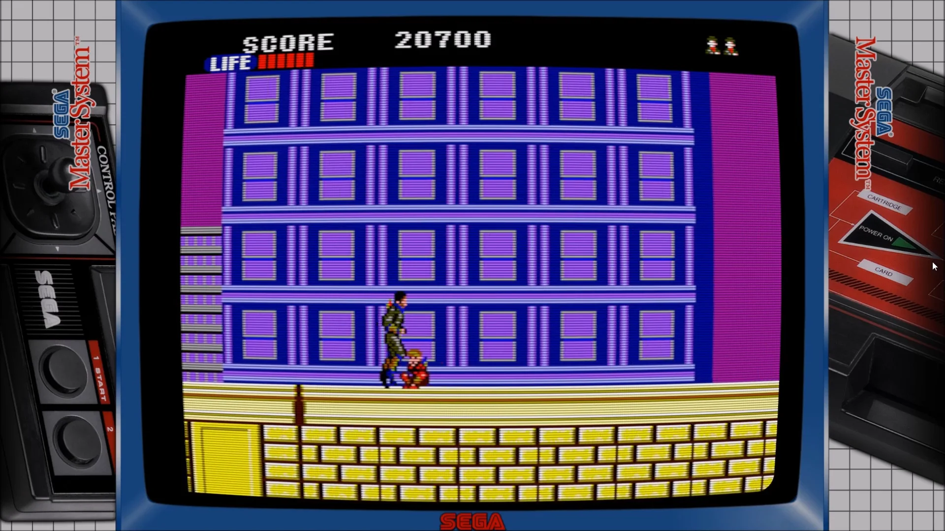 Retroarch - Master System with Overlay & Border