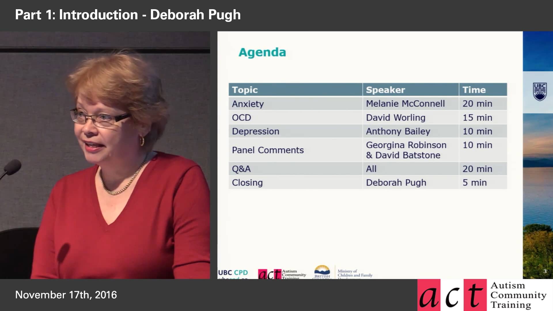 Part 1: Introduction - Deborah Pugh on Vimeo
