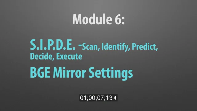 ASWDA video clips WORKING - "SIPDE; BGE Mirror Settings" Module6 on Vimeo
