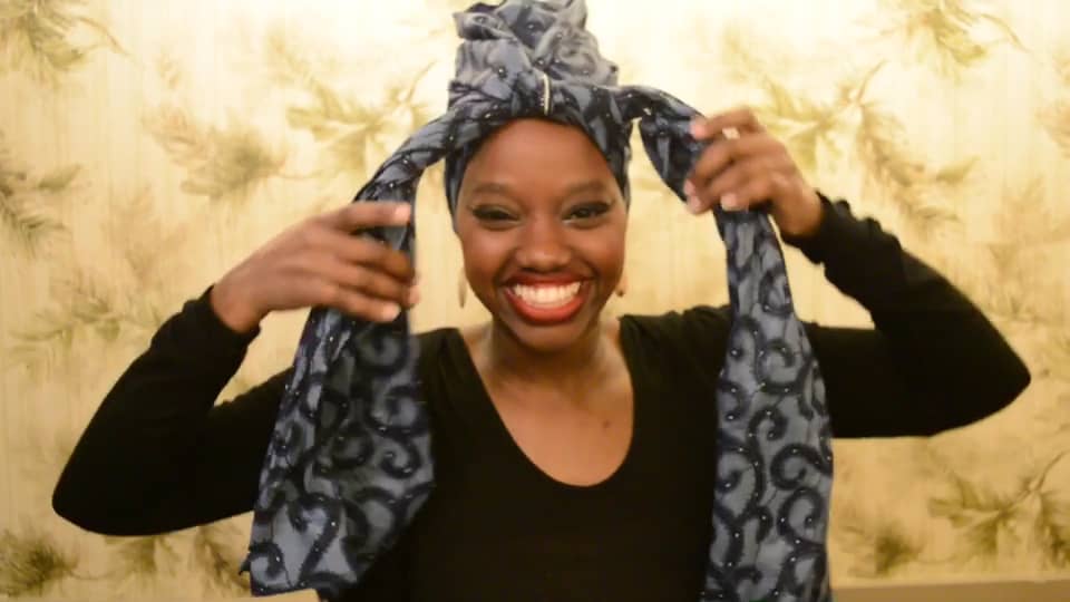 How To Knots.. 'double top knot' full coverage head wrap on Vimeo