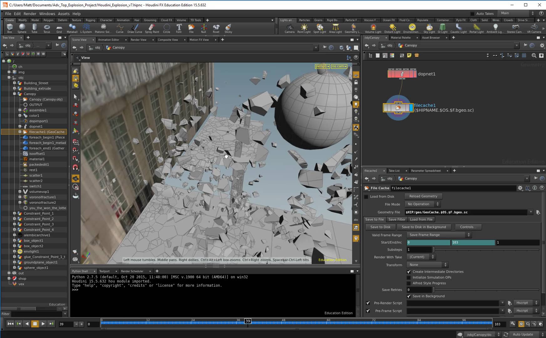 Dust Sim Houdini PART 1 on Vimeo